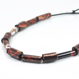 Brown Beer Can Necklace- Shake Chocolate Porter, Upcycled Aluminum Can ...