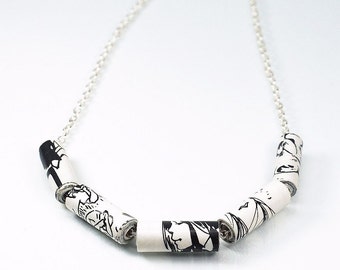 Comic Book Necklace - Etsy