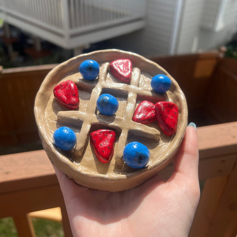Clay Tic Tac Toe Board - Etsy