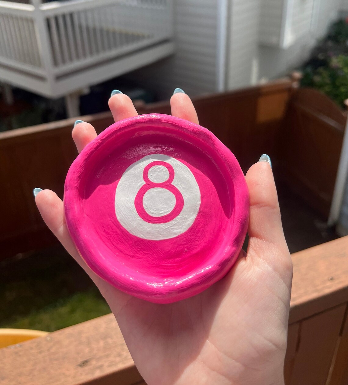 Clay Pool Ball Trinket Dish - Etsy