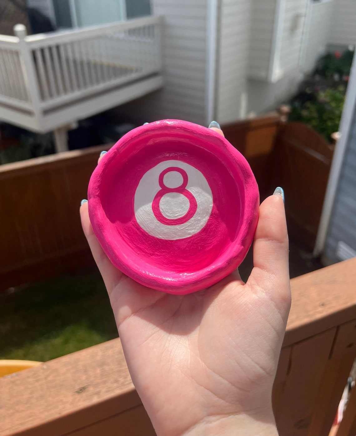 Clay Pool Ball Trinket Dish - Etsy