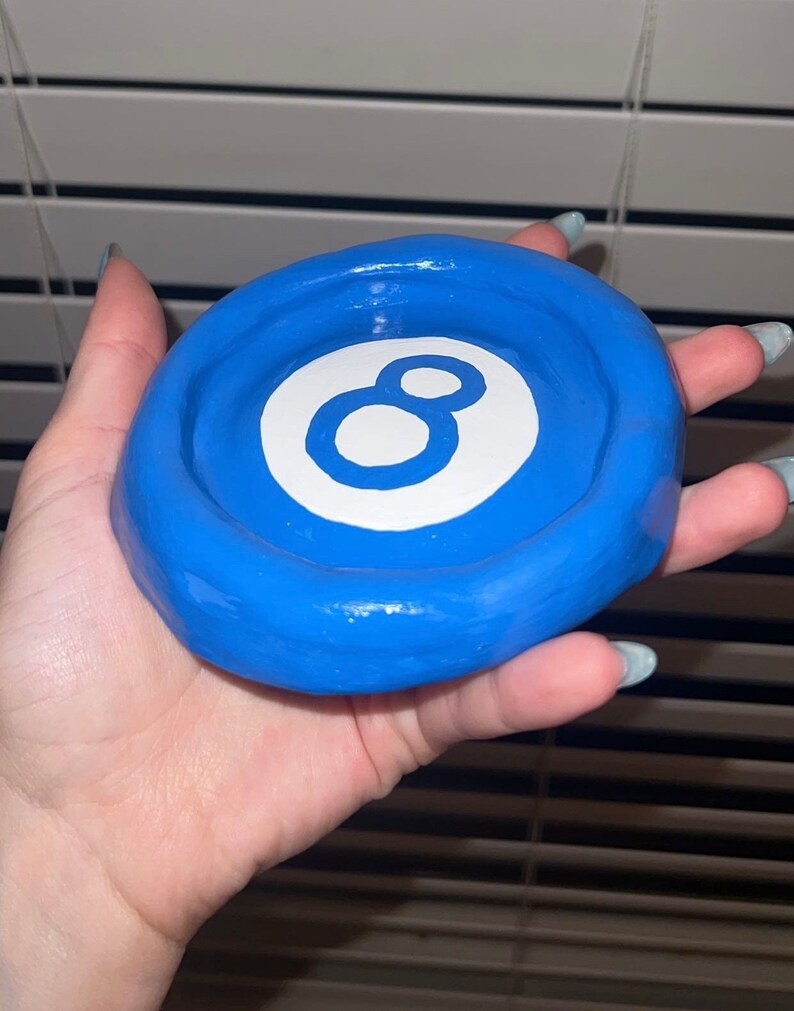 Clay Pool Ball Trinket Dish - Etsy