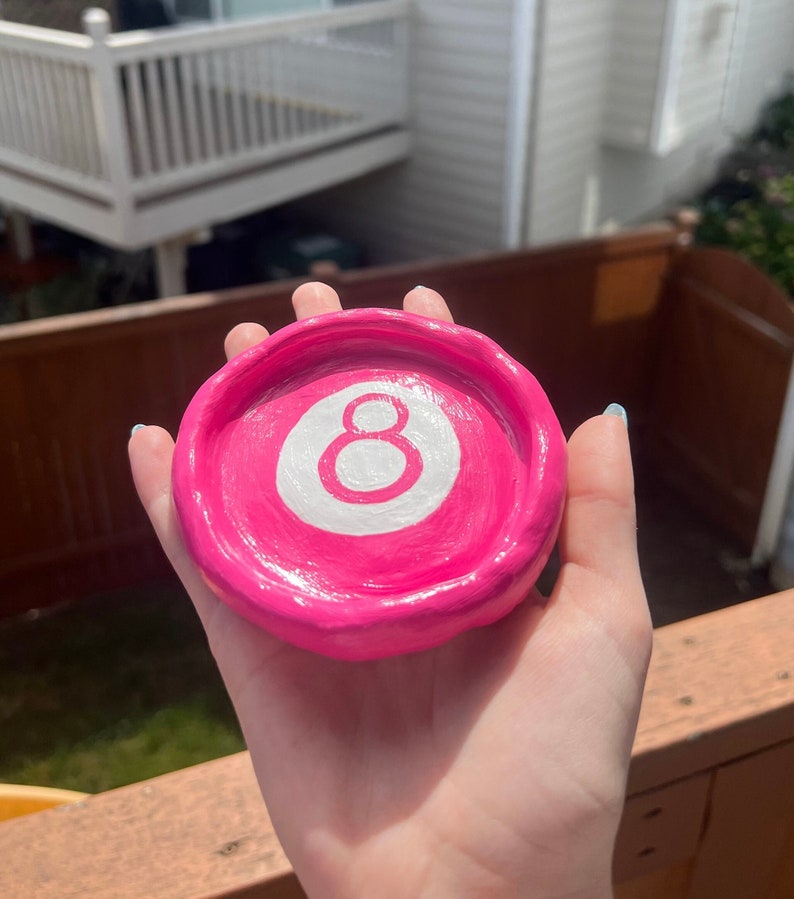 Clay Pool Ball Trinket Dish - Etsy