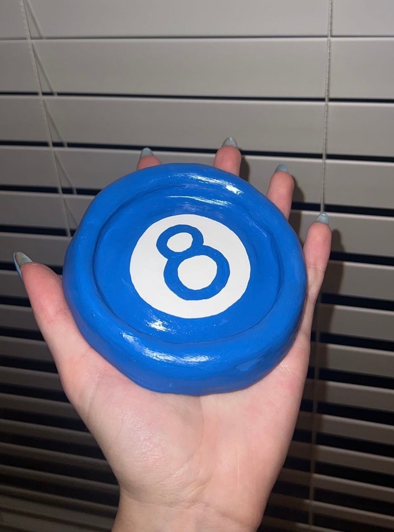 Clay Pool Ball Trinket Dish - Etsy