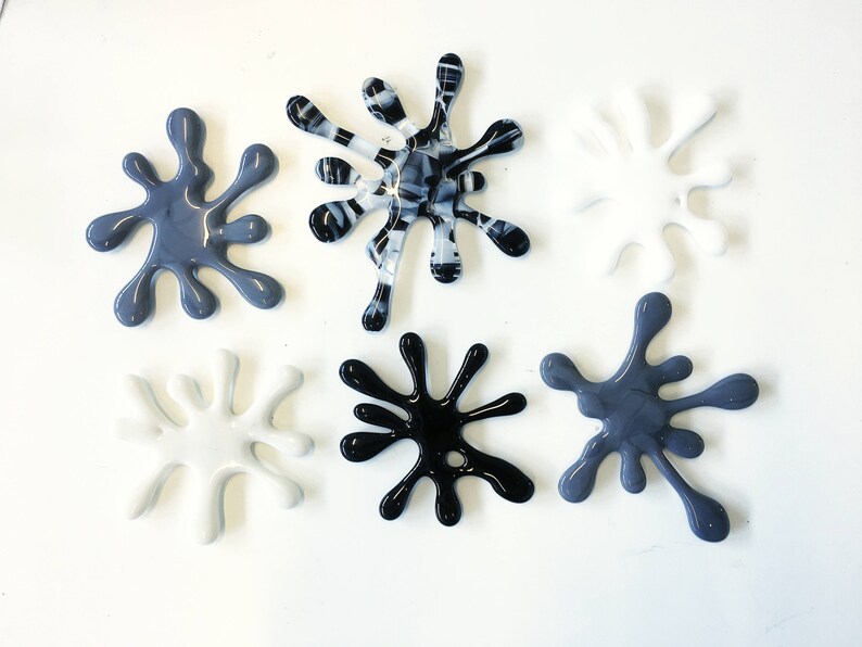 Coaster Splat Coasters, Modern Decor Idea, Creative Gift, Set of 4, 4 ...