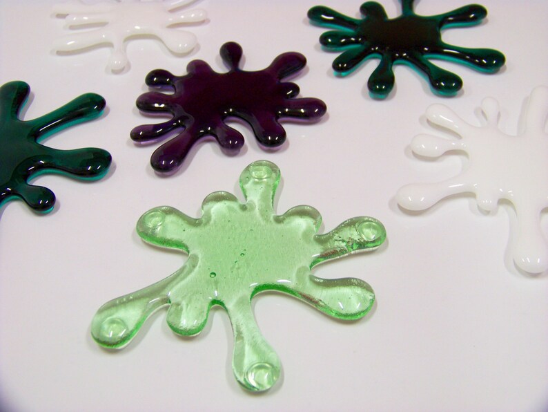 Coaster Splat Coasters, Modern Decor Idea, Creative Gift, Set of 4, 4 ...