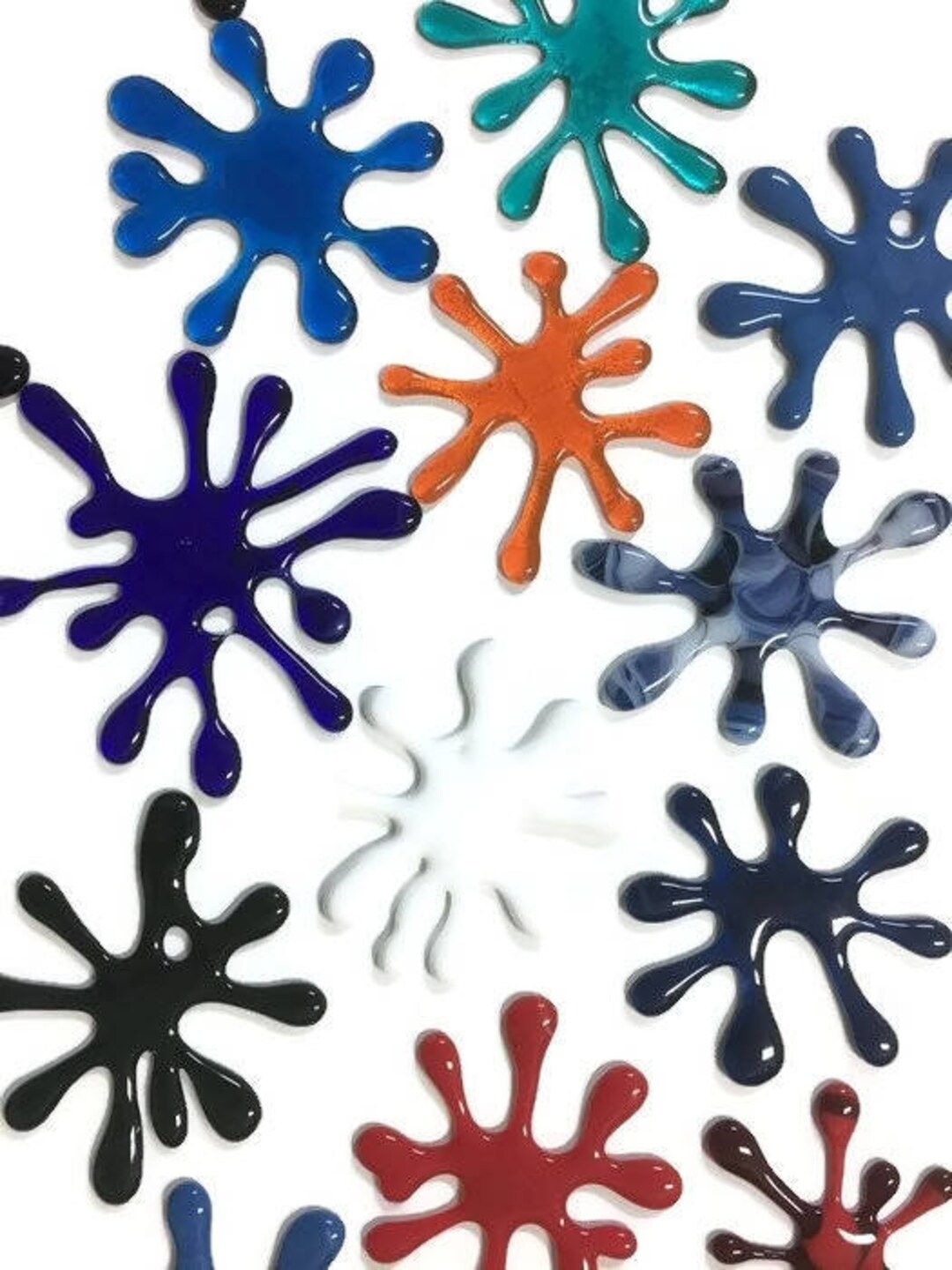 Coaster; Splat Coasters, Modern Decor Idea, Creative Gift, Set of 4, 4 ...