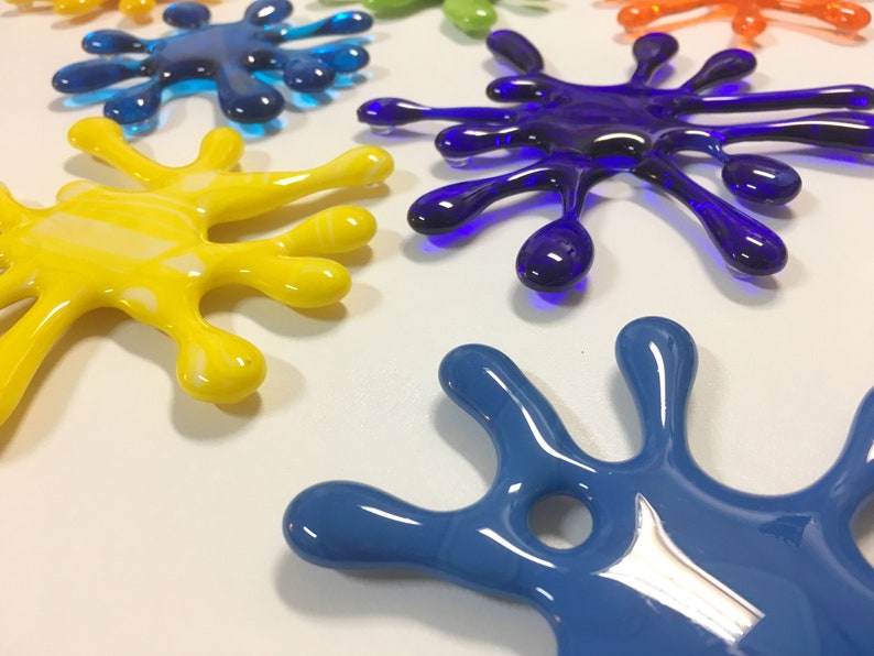 Coaster; Splat Coasters, Modern Decor Idea, Creative Gift, Set of 4, 4 ...