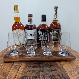 Whiskey Bourbon Barrel Stave Flight Boards - Etsy