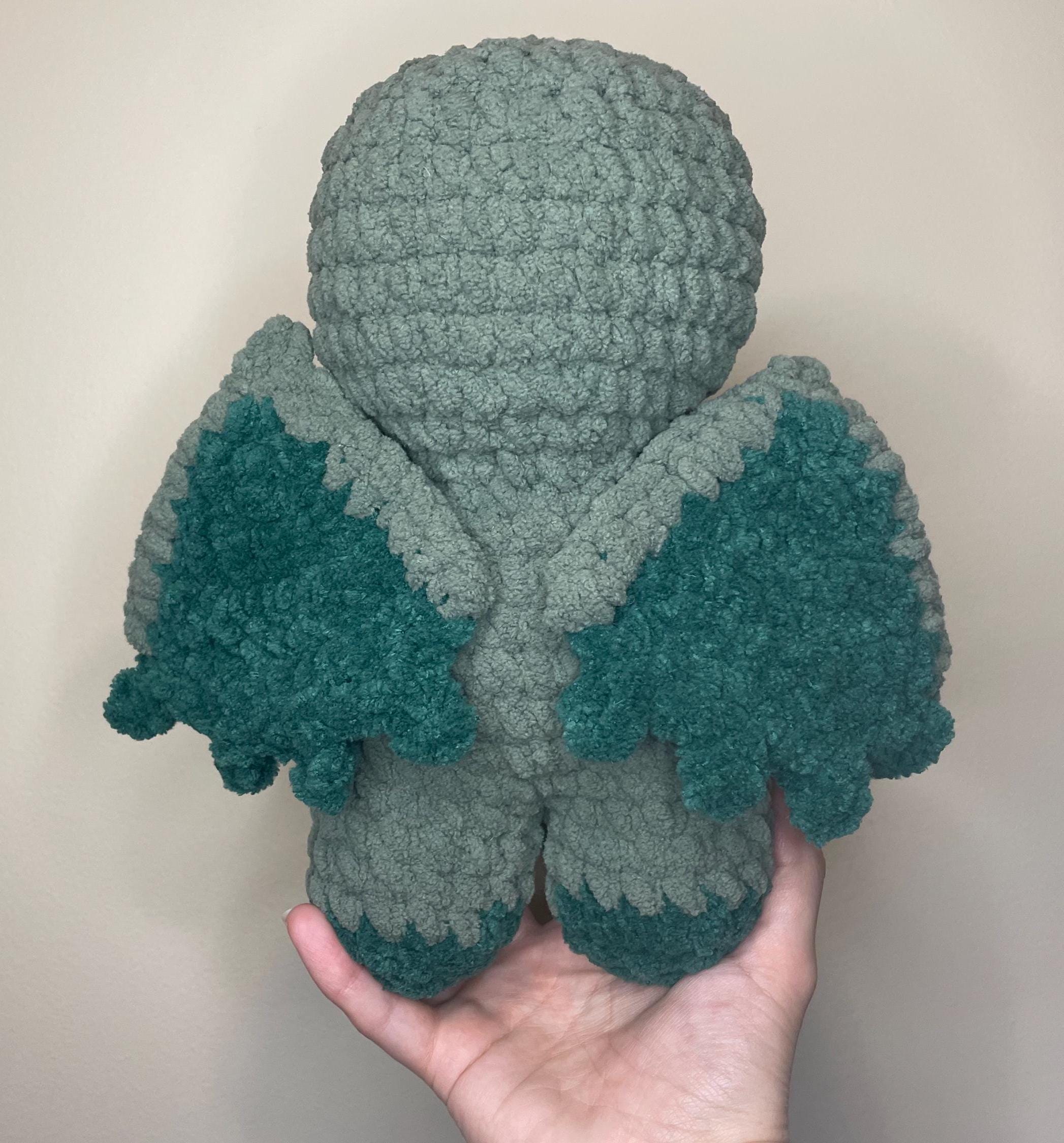 Cthulhu Plushie (green) | Cthulhu Amigurumi | Crochet Cthulhu Plush - Etsy