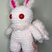 Mothman Plushie (pink) | Mothman Amigurumi | Crochet Mothman Plush - Etsy