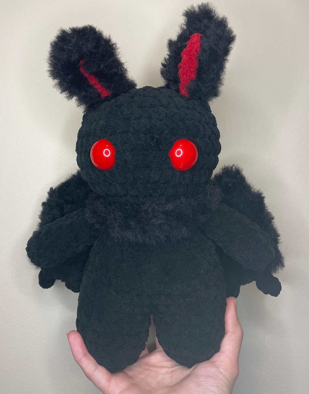 Mothman Plushie | Mothman Amigurumi | Crochet Mothman Plush - Etsy