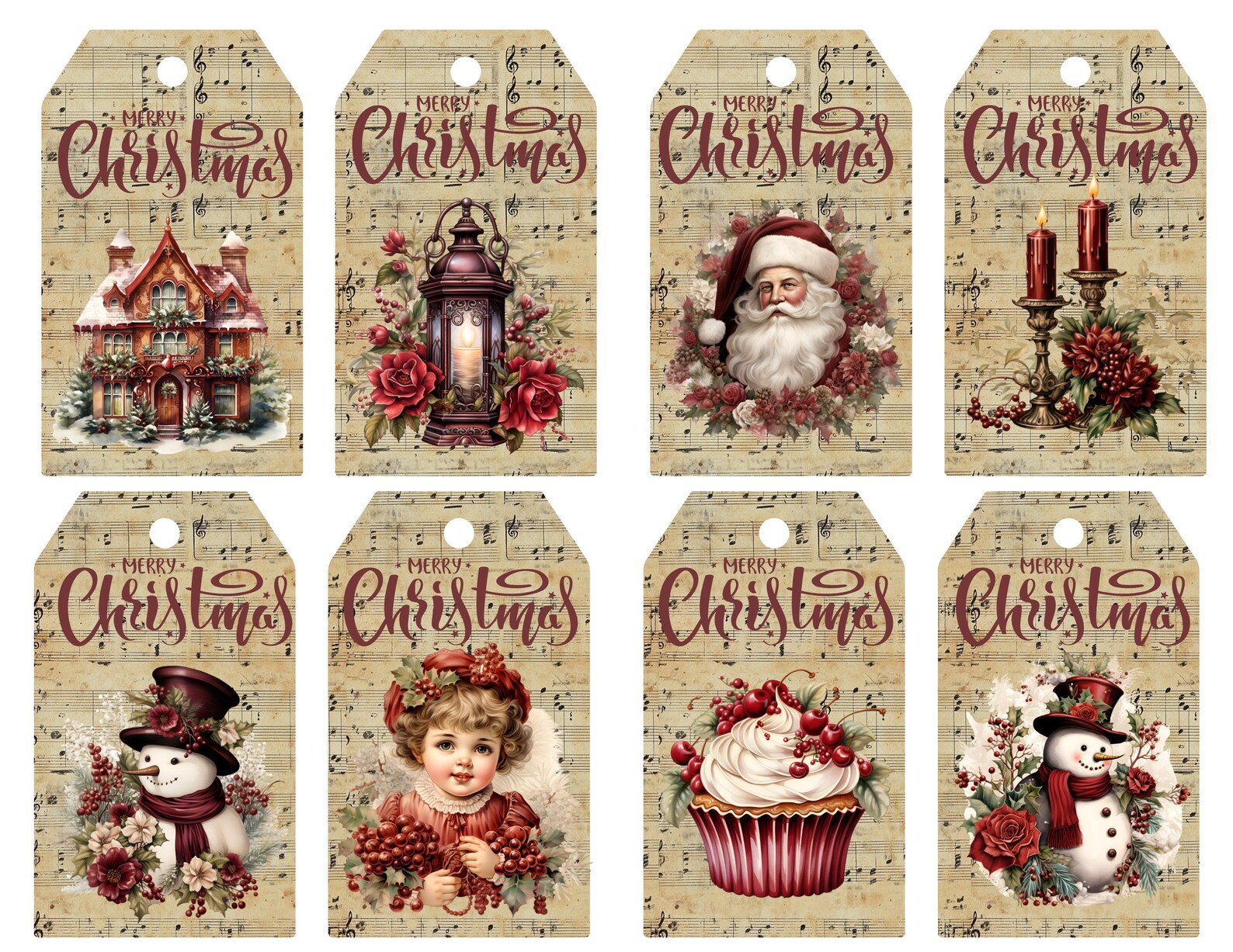 Vintage Victorian Tags Printable Victorian Vintage Tags Victorian ...