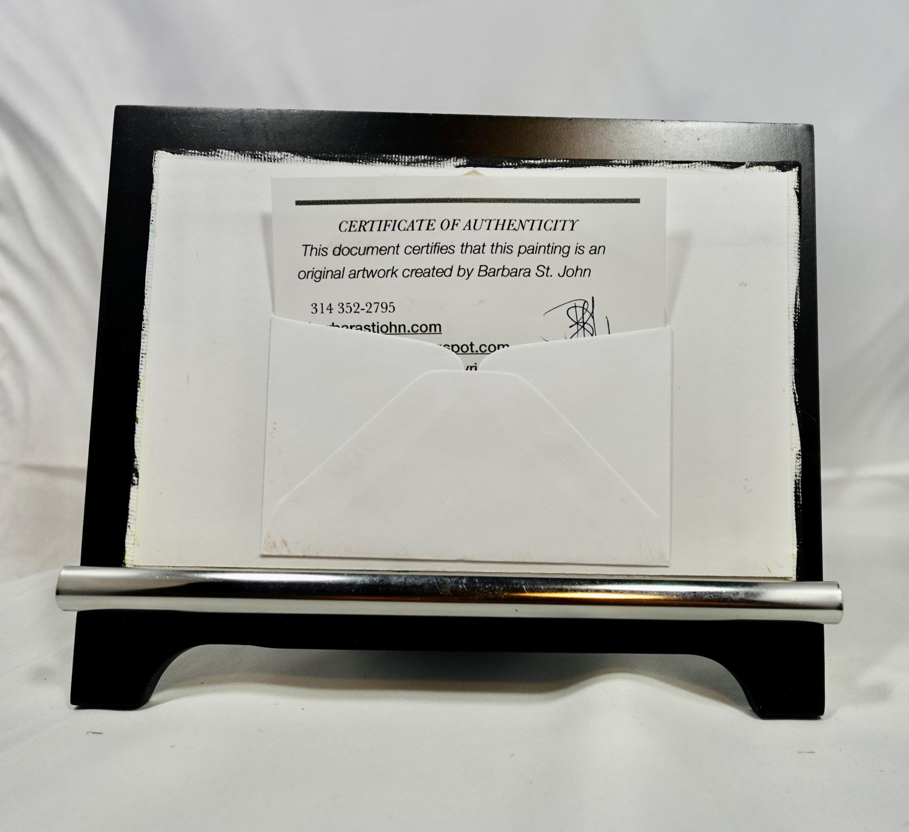 An Overcast Day; an Original Oil Landscape Paintings 4"x6" Created With ...