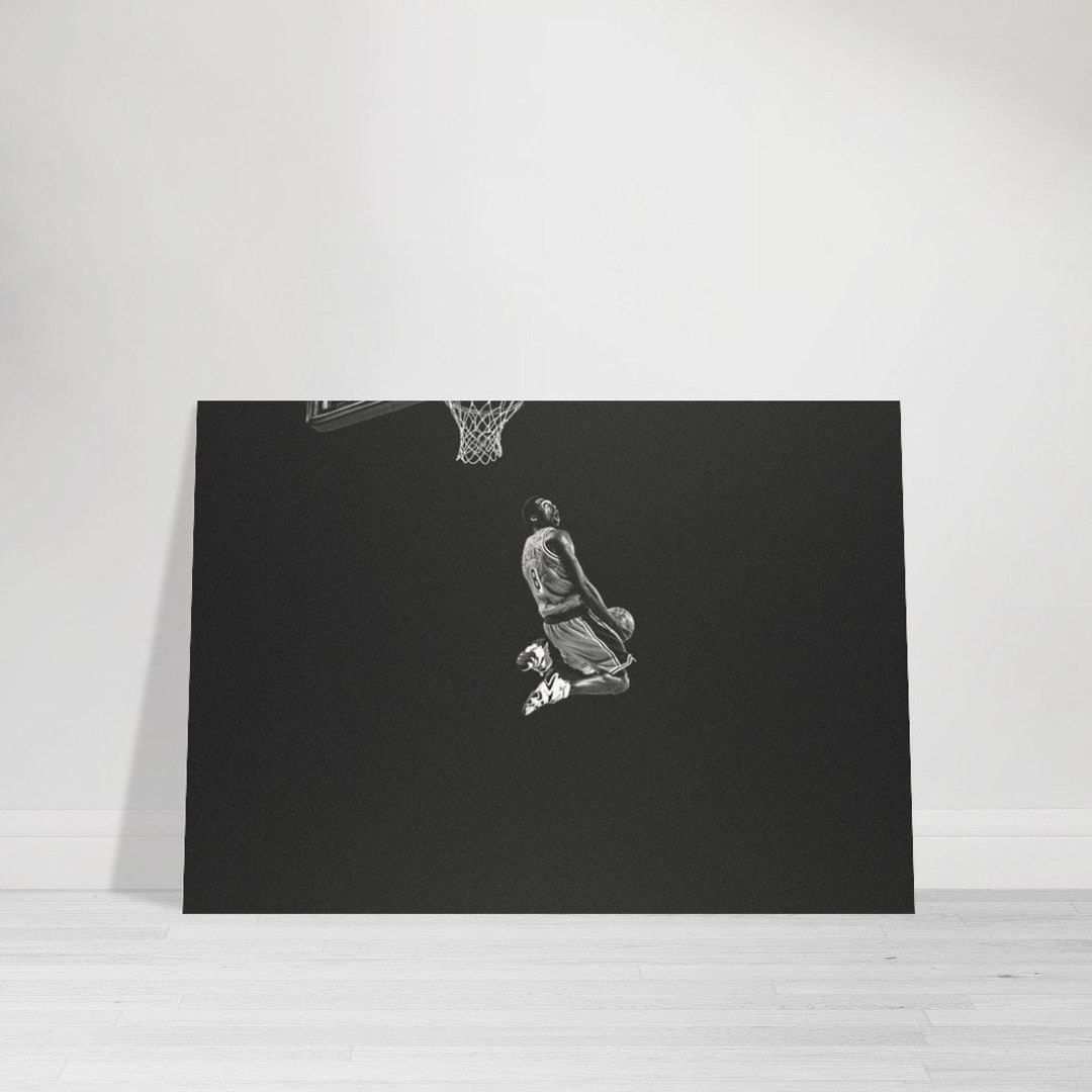 Above the Rim: Kobe Bryant Premium Matte Paper Metal Framed Poster ...