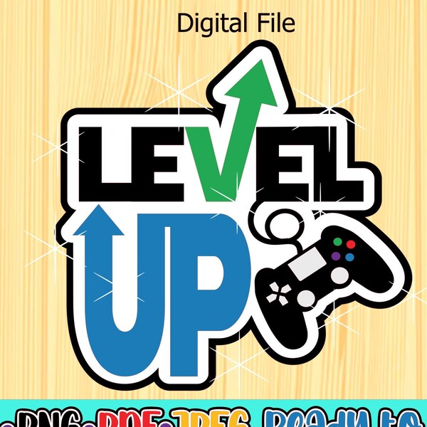 Level up Topper - Etsy