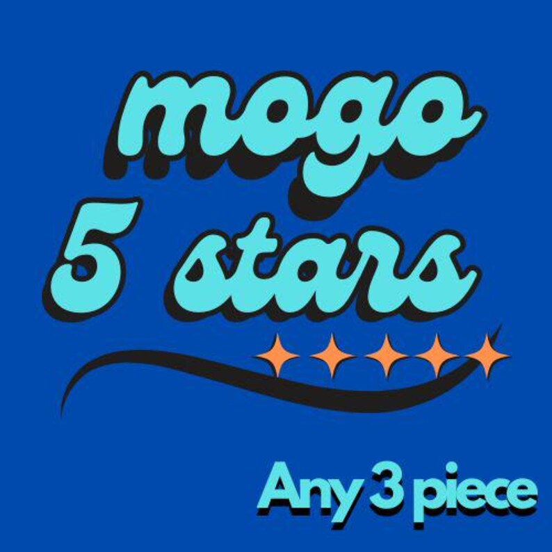 Mogo Sticker 5 Stars 3 Piece, Mono Go Stickers, Card New Season, Any ...