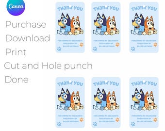Bluey Birthday Theme Water Bottle Labels | Bluey Birthday Water Bottle ...
