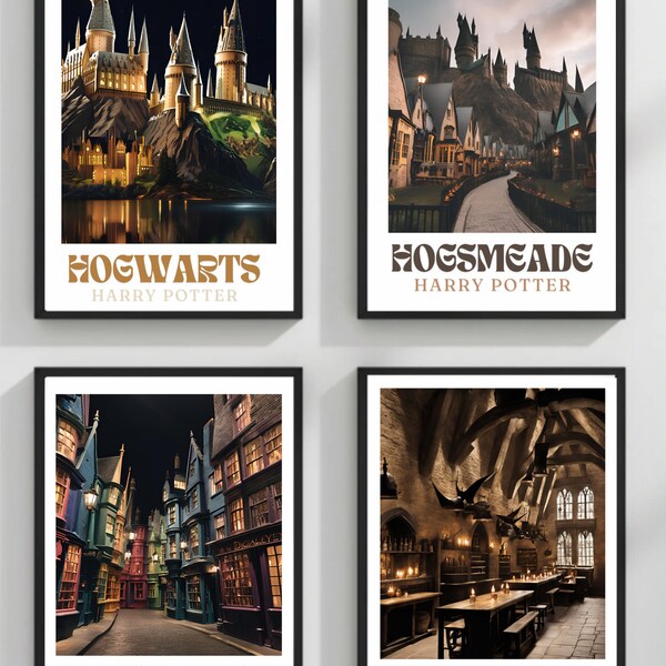 Hogsmeade Poster - Etsy