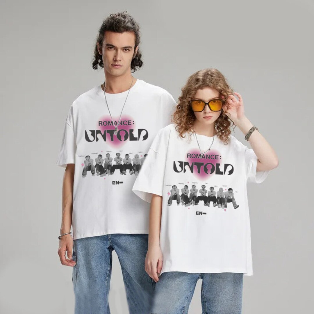 2024 Enhypen Romance Untold Tshirt, Enhypen Love If You Say Kpop Shirt ...