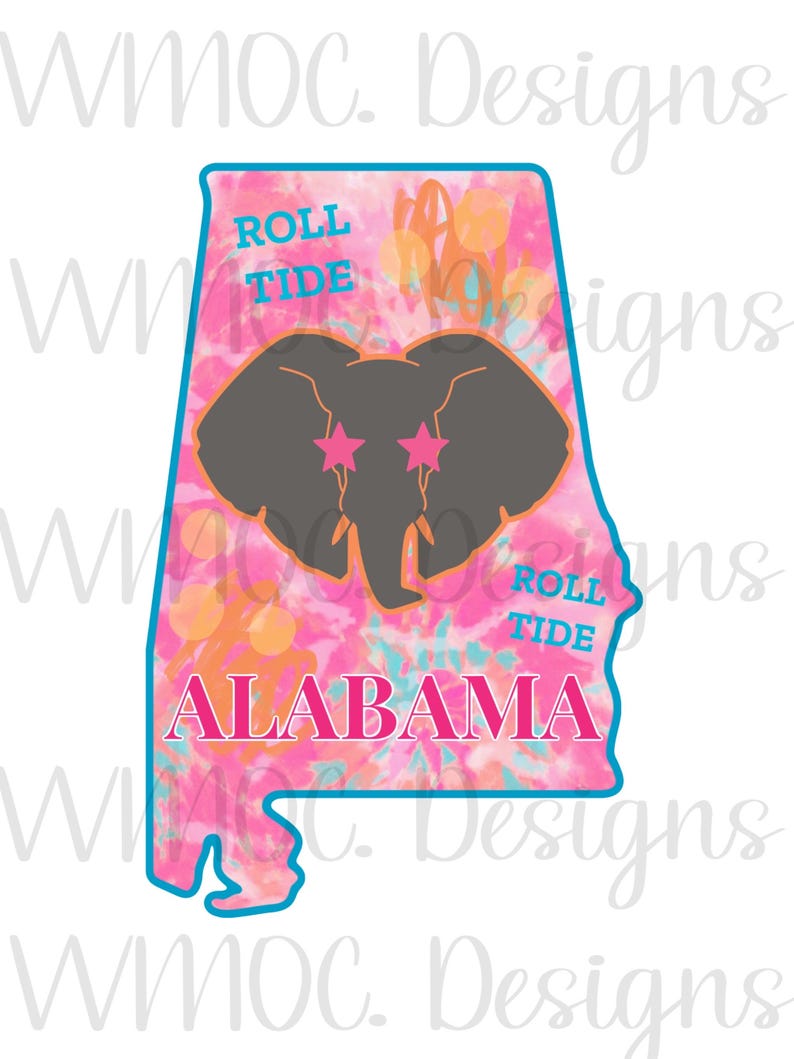ALABAMA ROLL TIDE Png - Etsy