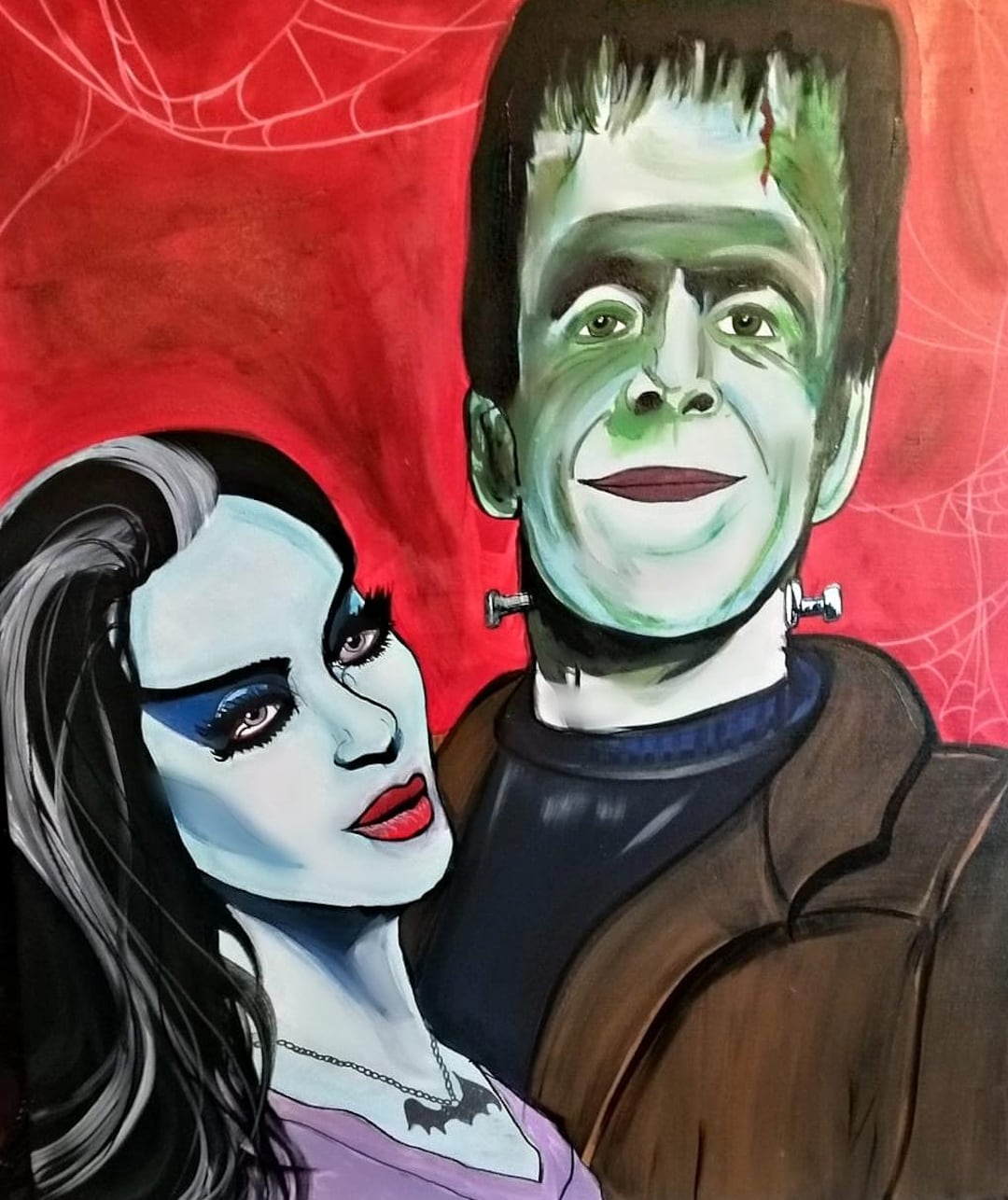 The Munsters Portrait - Etsy