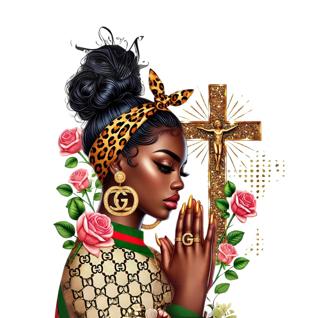 Black Girl Magic, African American Diva Clipart, Black Queen Png ...