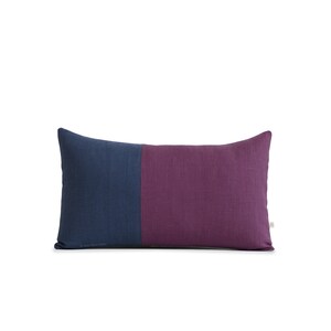 LIMITED EDITION Multicolor Two Tone Colorblock Pillow Cover (custom ...