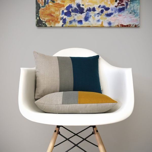 Colorblock Pillow - Etsy