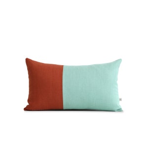 LIMITED EDITION Multicolor Two Tone Colorblock Pillow Cover (custom ...