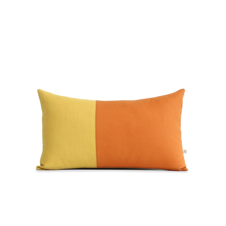 LIMITED EDITION Multicolor Two Tone Colorblock Pillow Cover - Etsy
