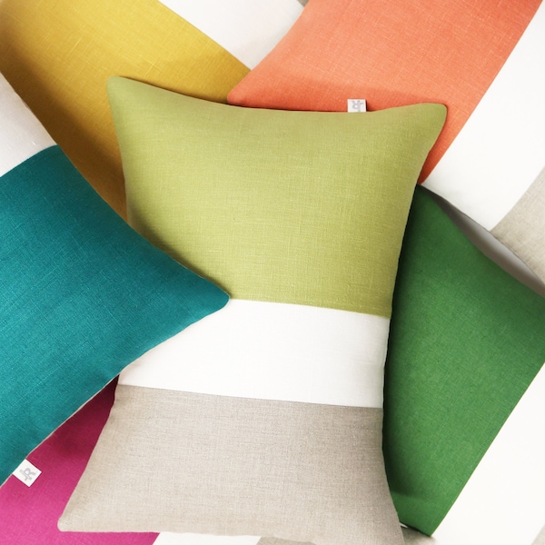 Colorblock Pillow - Etsy