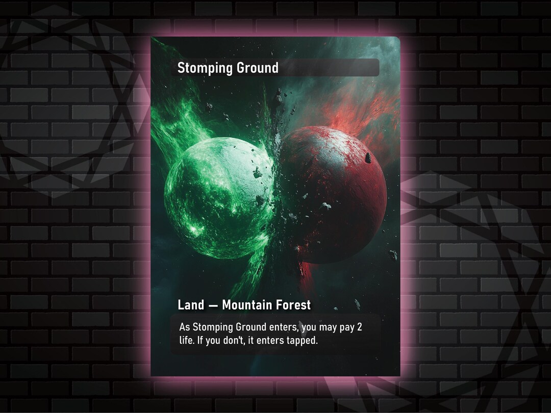 Stomping Ground - Alternate Full Custom Art MTG Proxy - Etsy