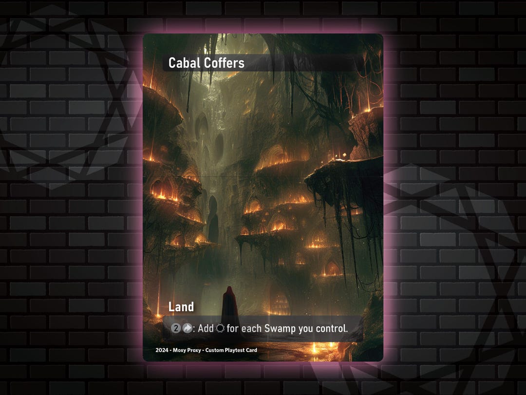 Cabal Coffers - Alternate Full Custom Art MTG Proxy - Etsy