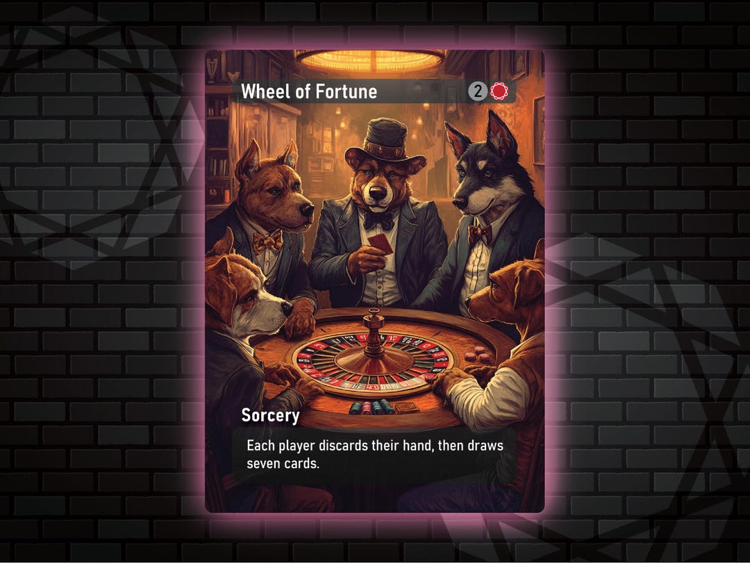 Wheel of Fortune Alternate Full Custom Art MTG Proxy - Etsy