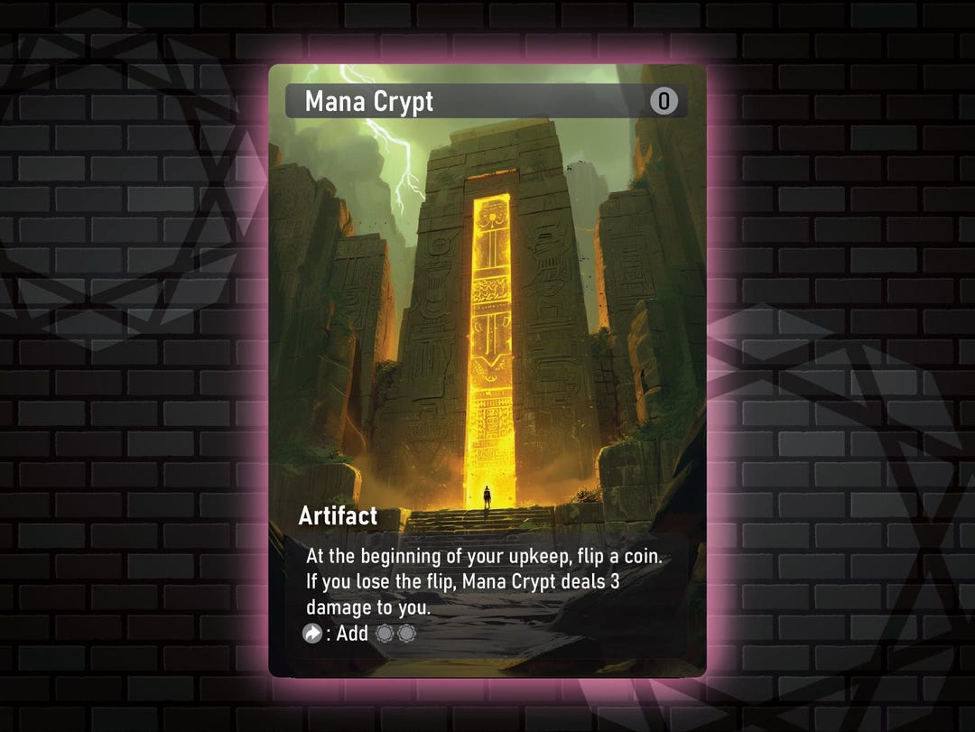 Mana Crypt Alternate Full Custom Art MTG Proxy - Etsy