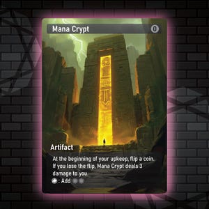 Mana Crypt Alternate Full Custom Art MTG Proxy - Etsy