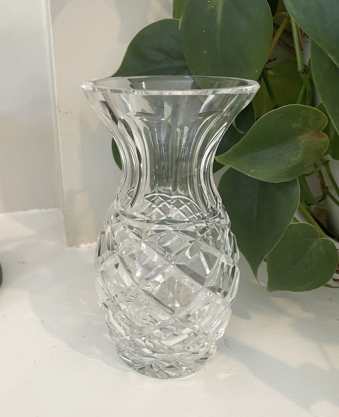 Vintage WATERFORD CRYSTAL Flower Vase 5 1/2 - Etsy