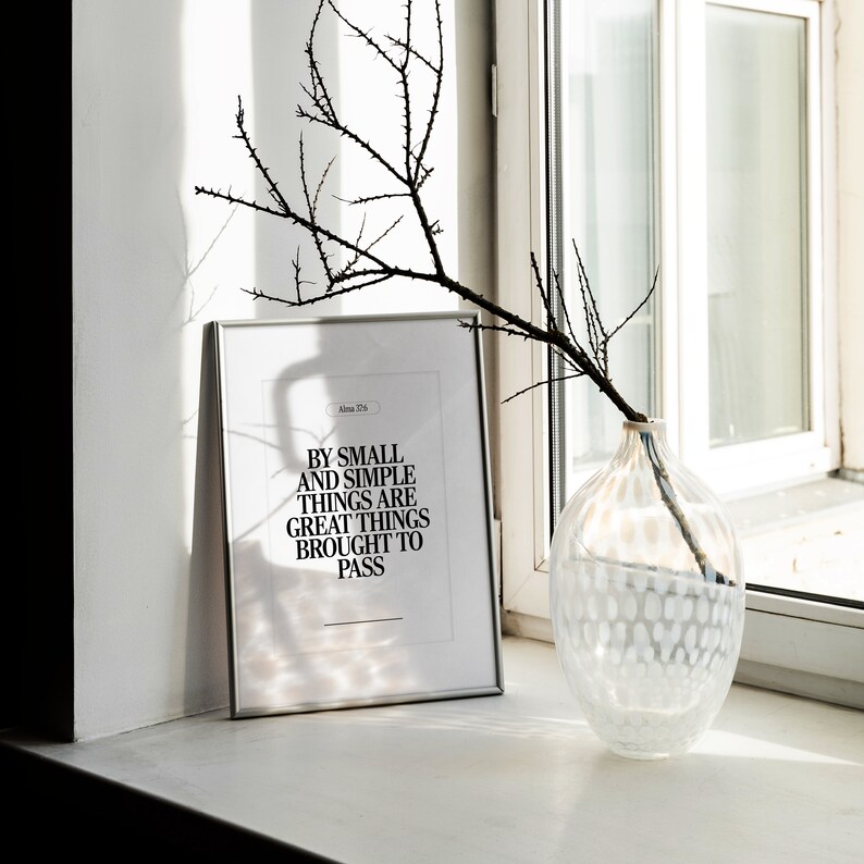 LDS Wall Art Print by Small and Simple Things Inspirational Book of ...