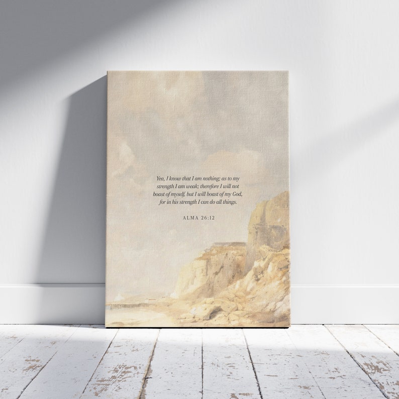 Book of Mormon Art Prints Vintage Watercolor Alma Ether Verses ...