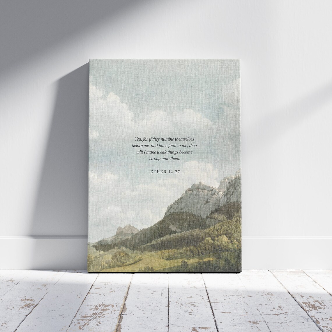 Book of Mormon Art Prints Vintage Watercolor Alma Ether Verses ...