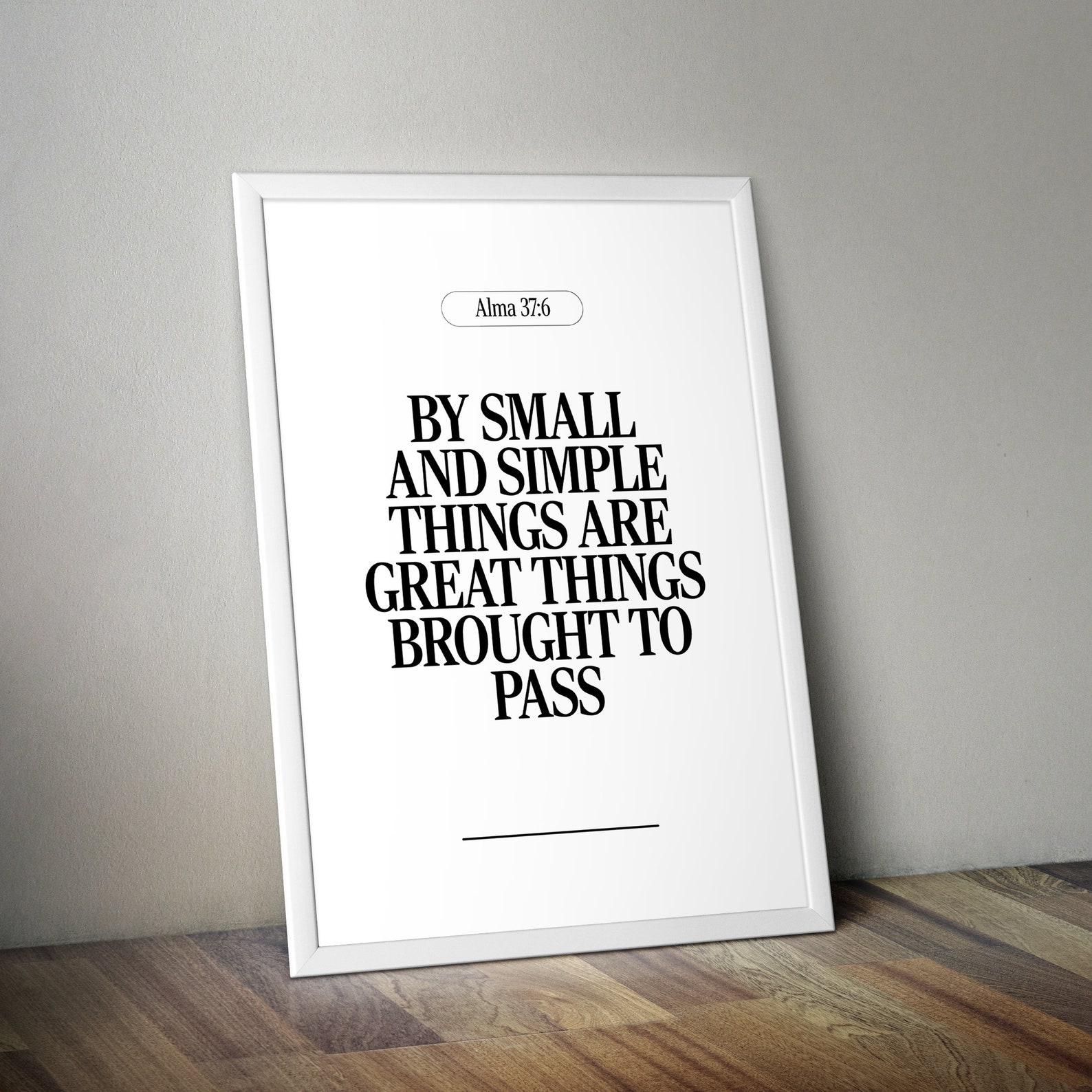 LDS Wall Art Print by Small and Simple Things Inspirational Book of ...