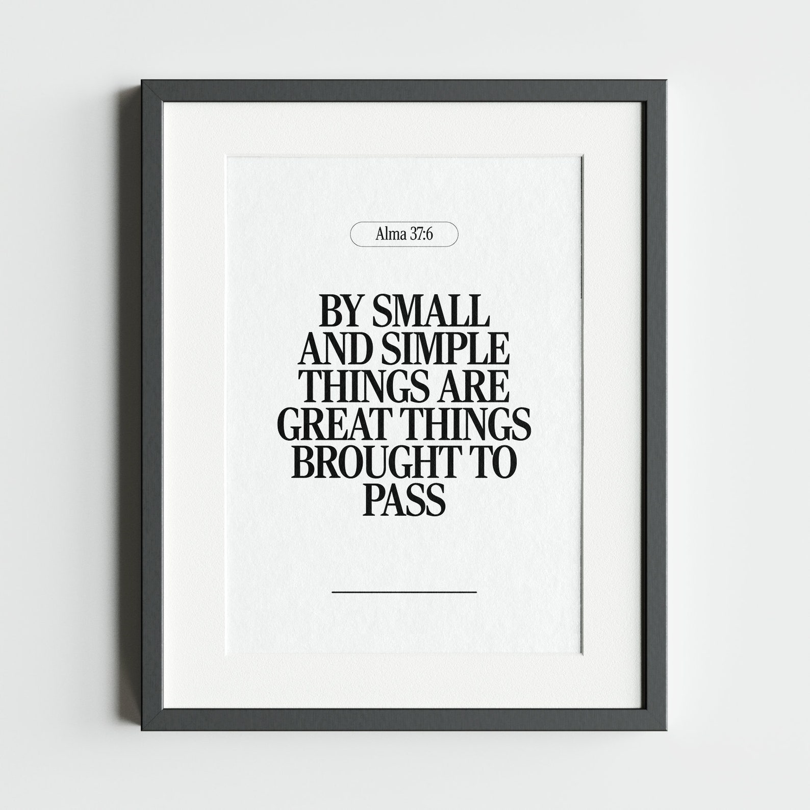 LDS Wall Art Print by Small and Simple Things Inspirational Book of ...