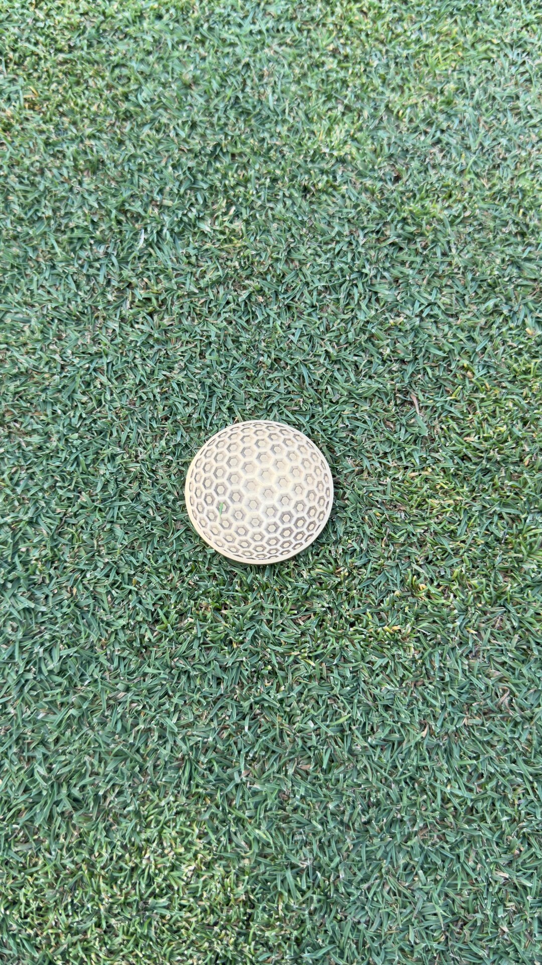 Custom 3D Brass Golf Ball Marker | Personalized Engraved Golf Coin ...