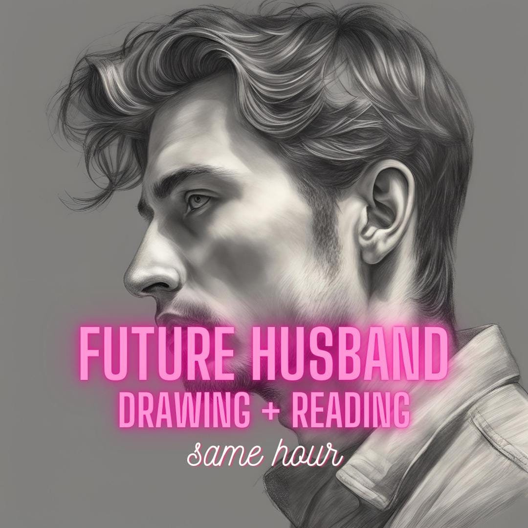 Very Detailed Future Husband Drawing + Reading, Psychic Reading, Future ...