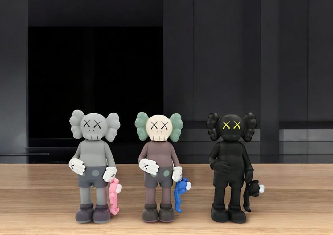 Replica KAWS Figure Statue Inspired KAWS Design Bearbrick Style ...