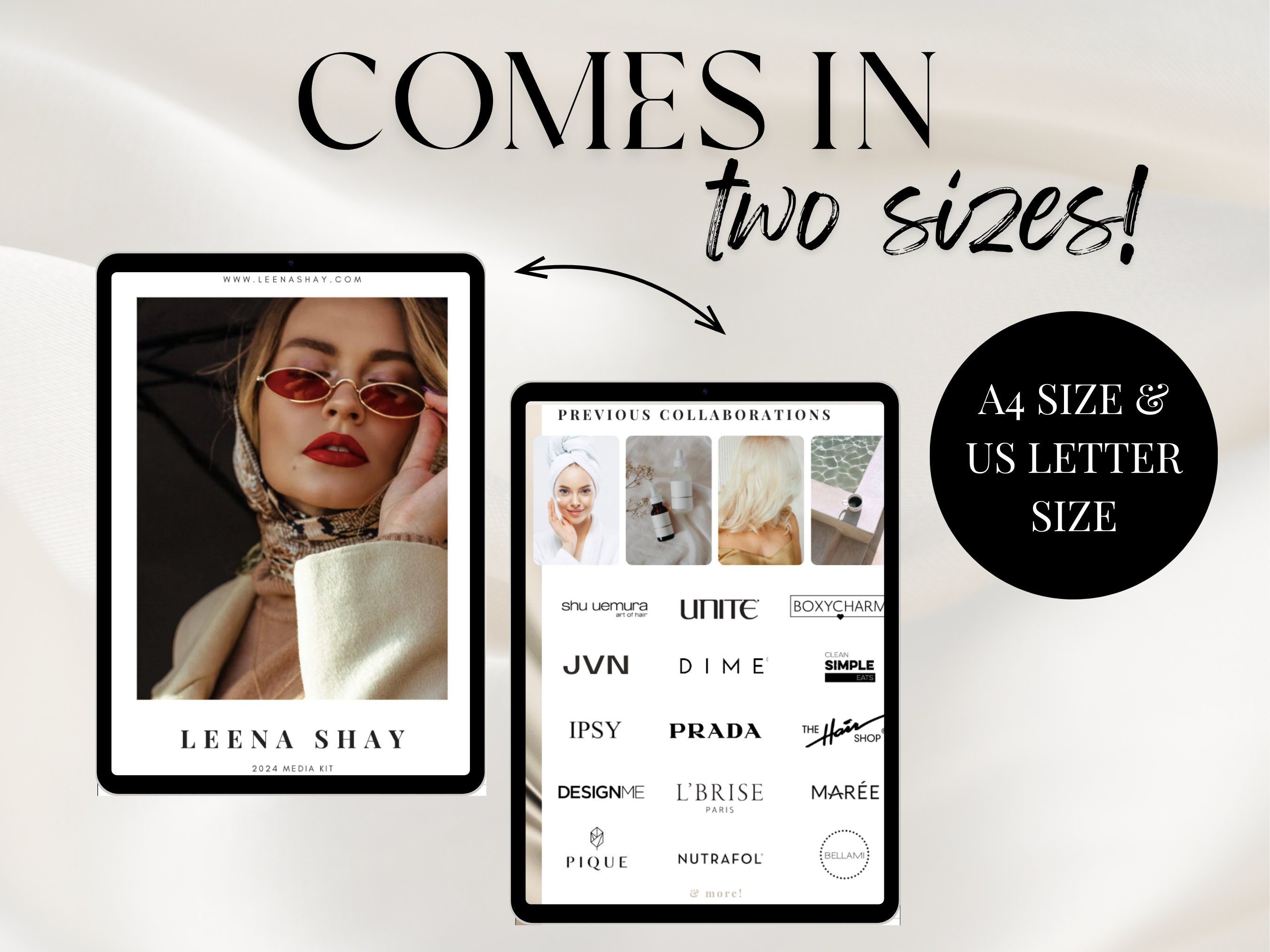 Media Kit Template Instagram Media Kit Template Canva Rate Sheet ...