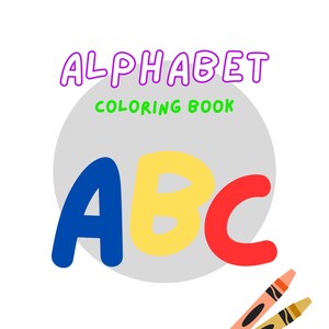 Alphabet Coloring Book - Etsy