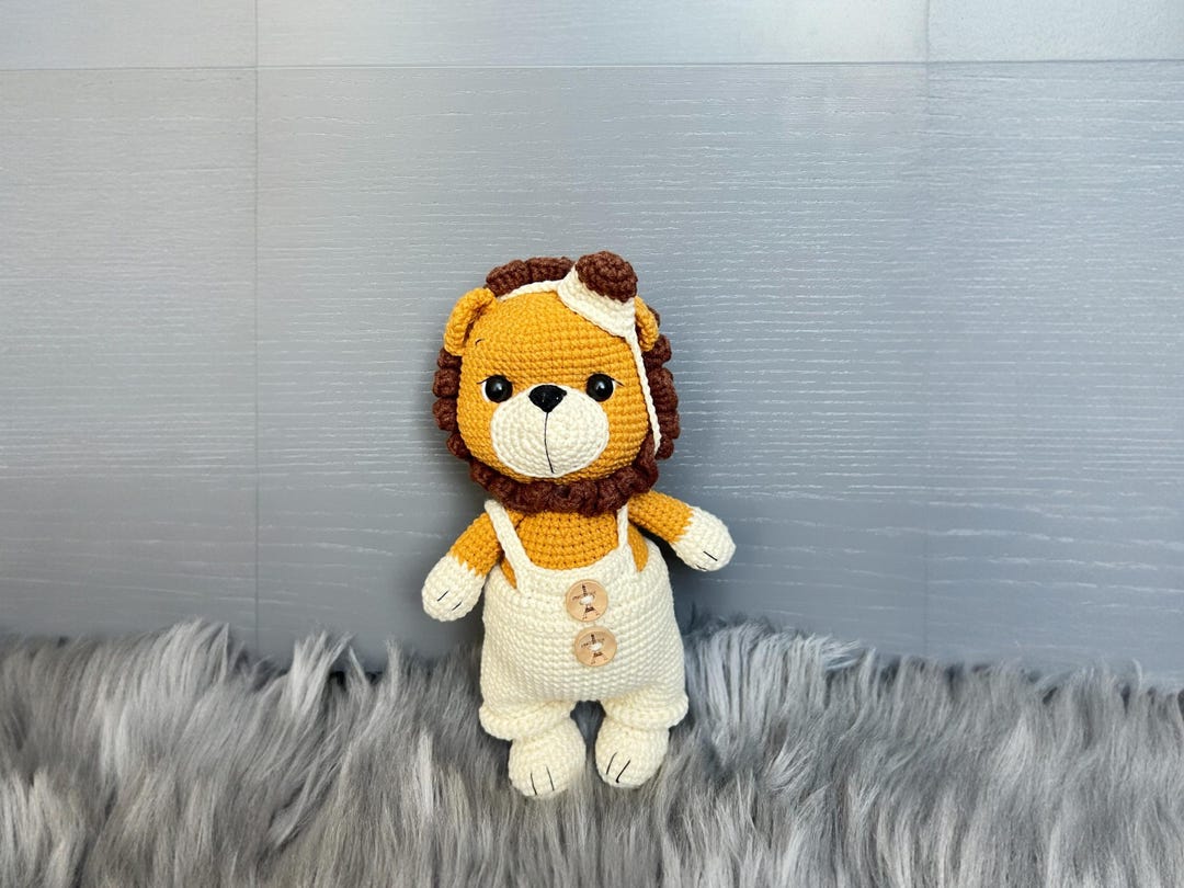 Lion Toy ,crochet Amigurumi Lion Doll ,plushie Lion, Handmade Crochet ...