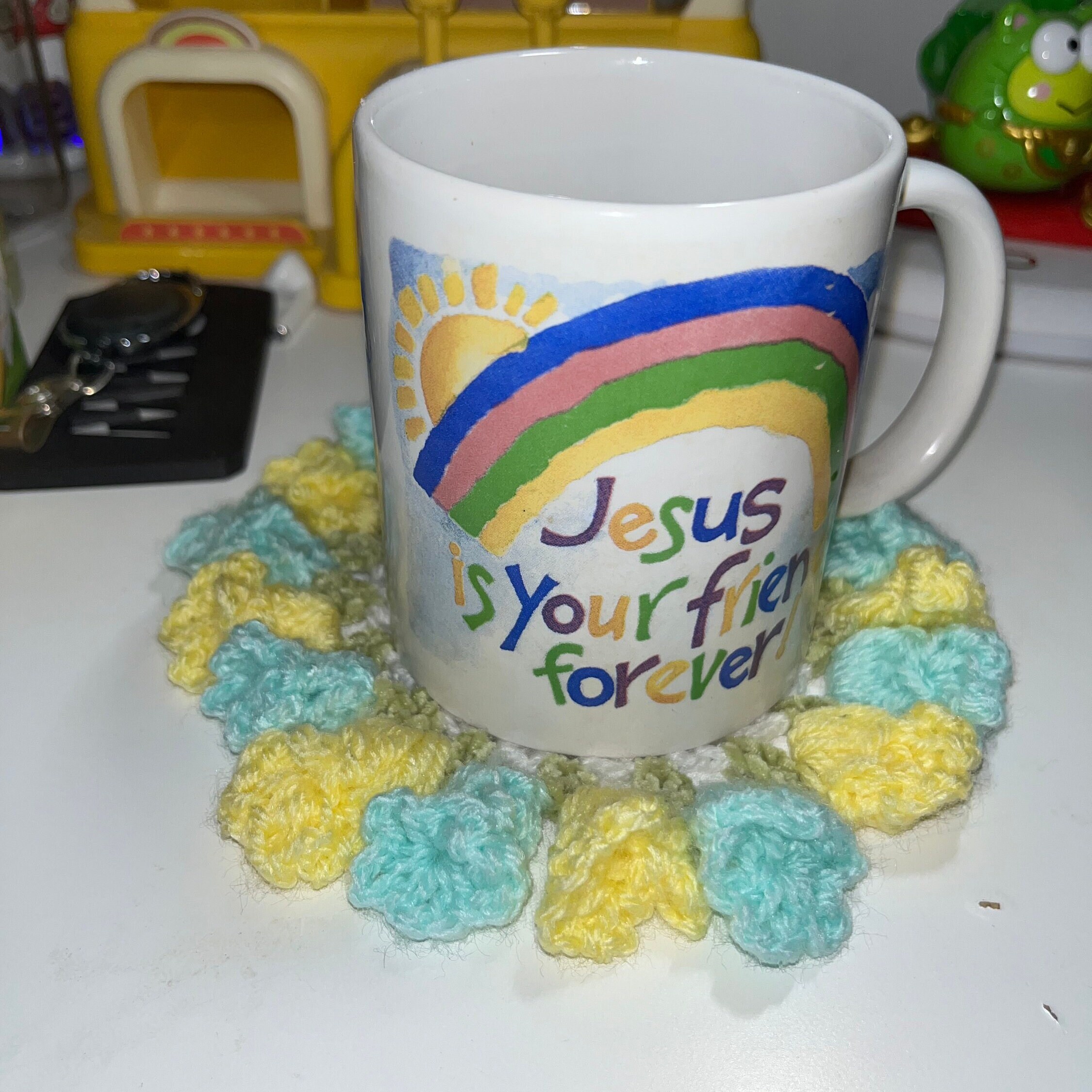 Crochet Tulip Flower Coaster and Bouquet - Etsy